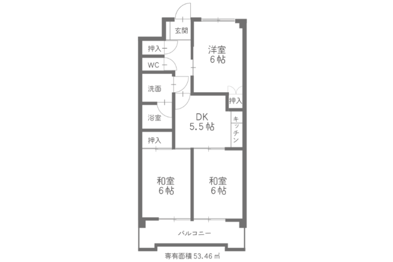 築後35年賃貸マンションを間取り変更3DK→1LDKへ｜名古屋市天白区 | 株式会社浅井工務店
